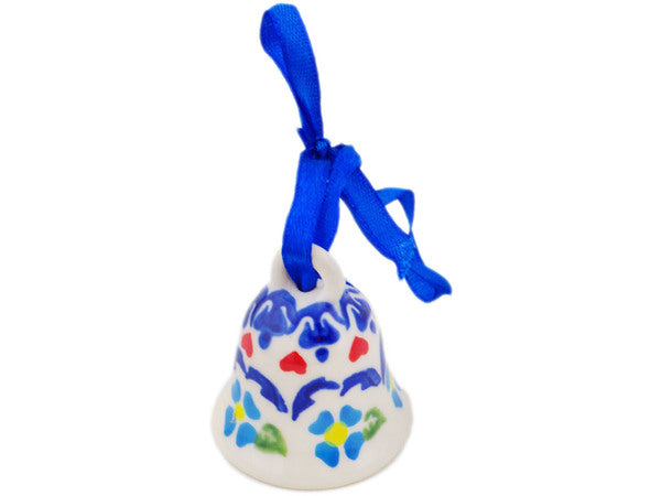 Polish Pottery 1" Bell Ornament Graphic Armor